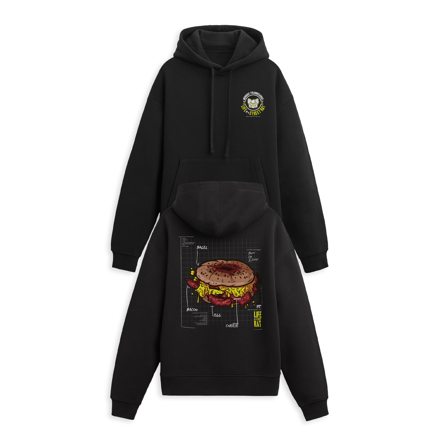 Midnight Tyrannosaurus - BEC - Pullover Hoodie – KT8 Merch Co