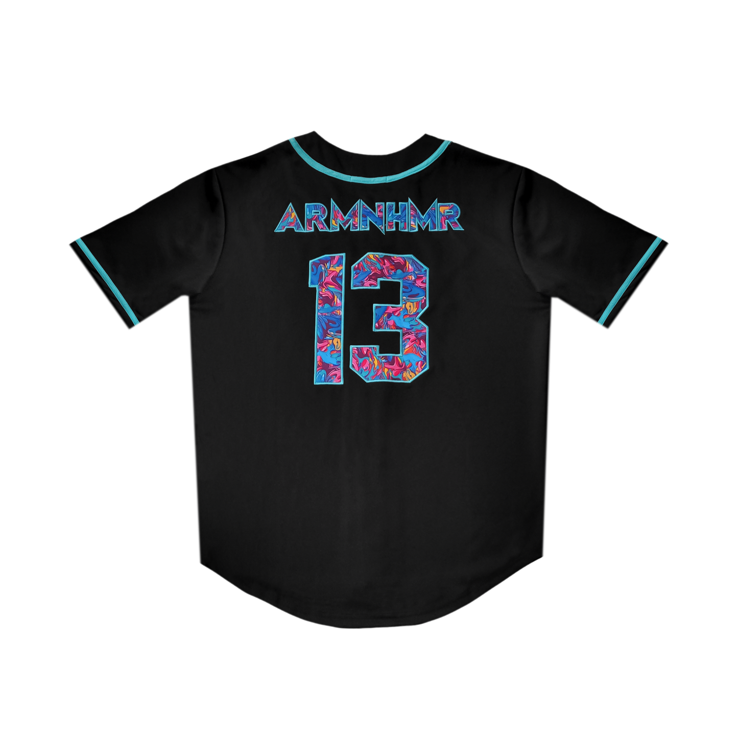ARMNHMR - Ice Baseball Jersey - Blue / Black – KT8 Merch Co