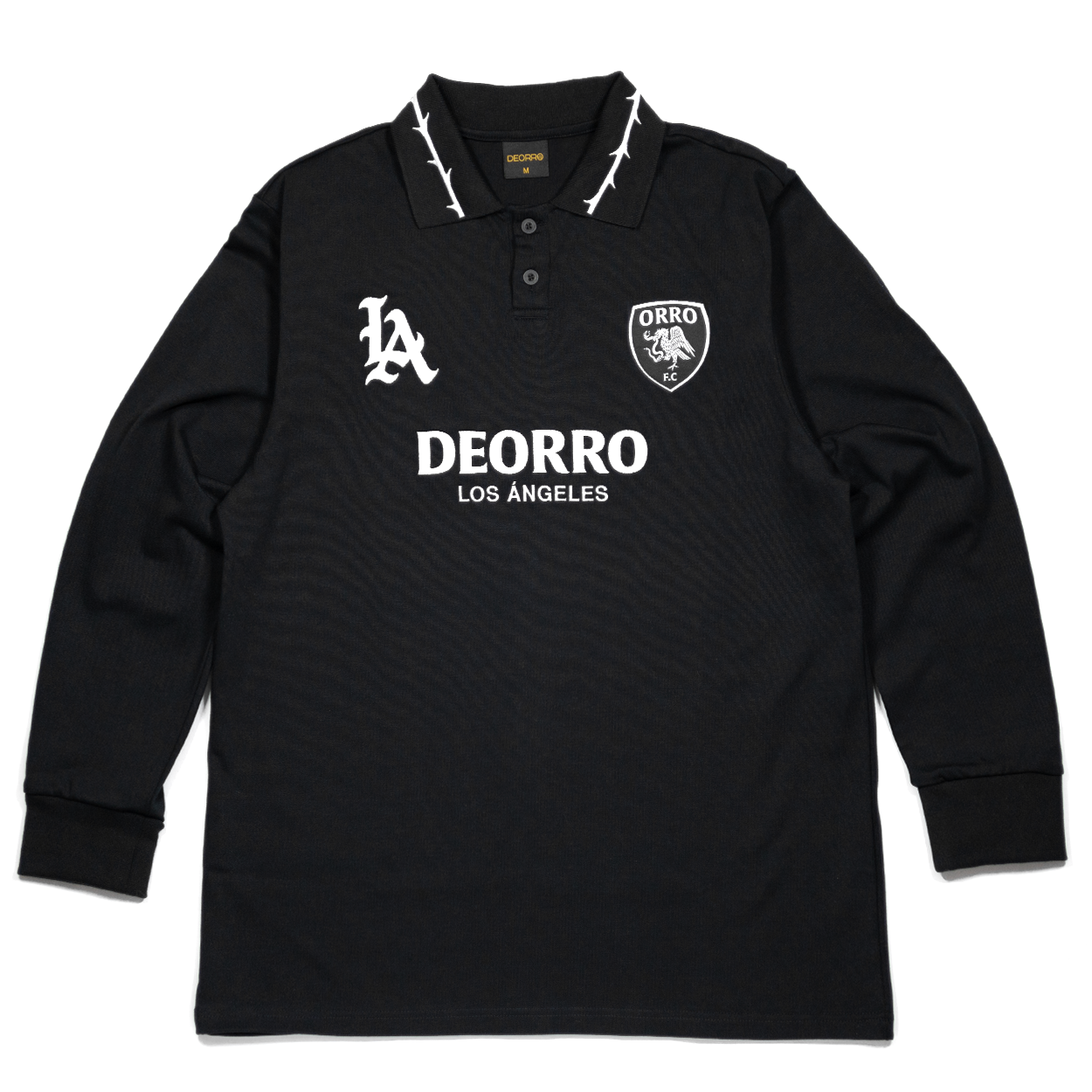 Deorro Knit "Jersey"-Long Sleeve (Black) – KT8 Merch Co