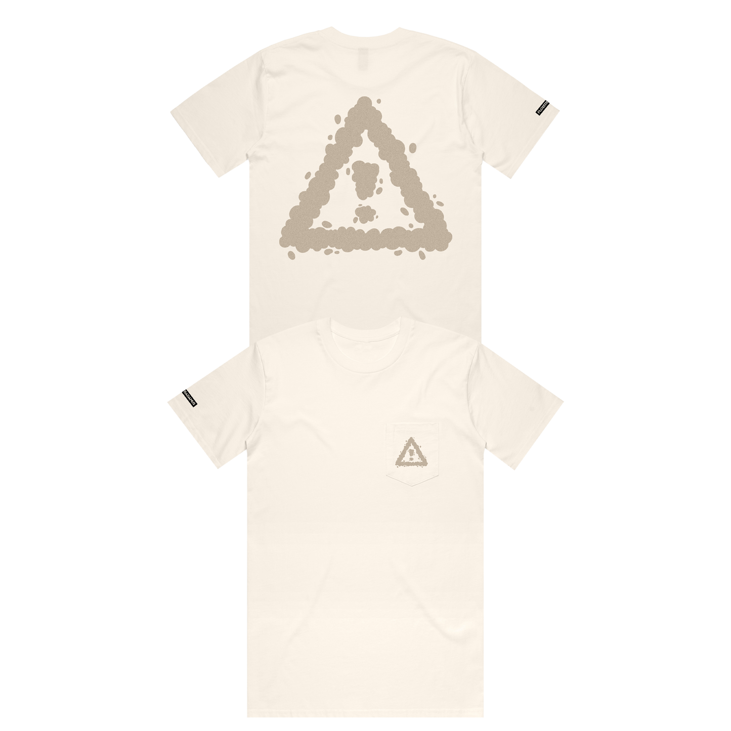 Flosstradamus - SAND CAPSULE - Ecru pocket tee – KT8 Merch Co