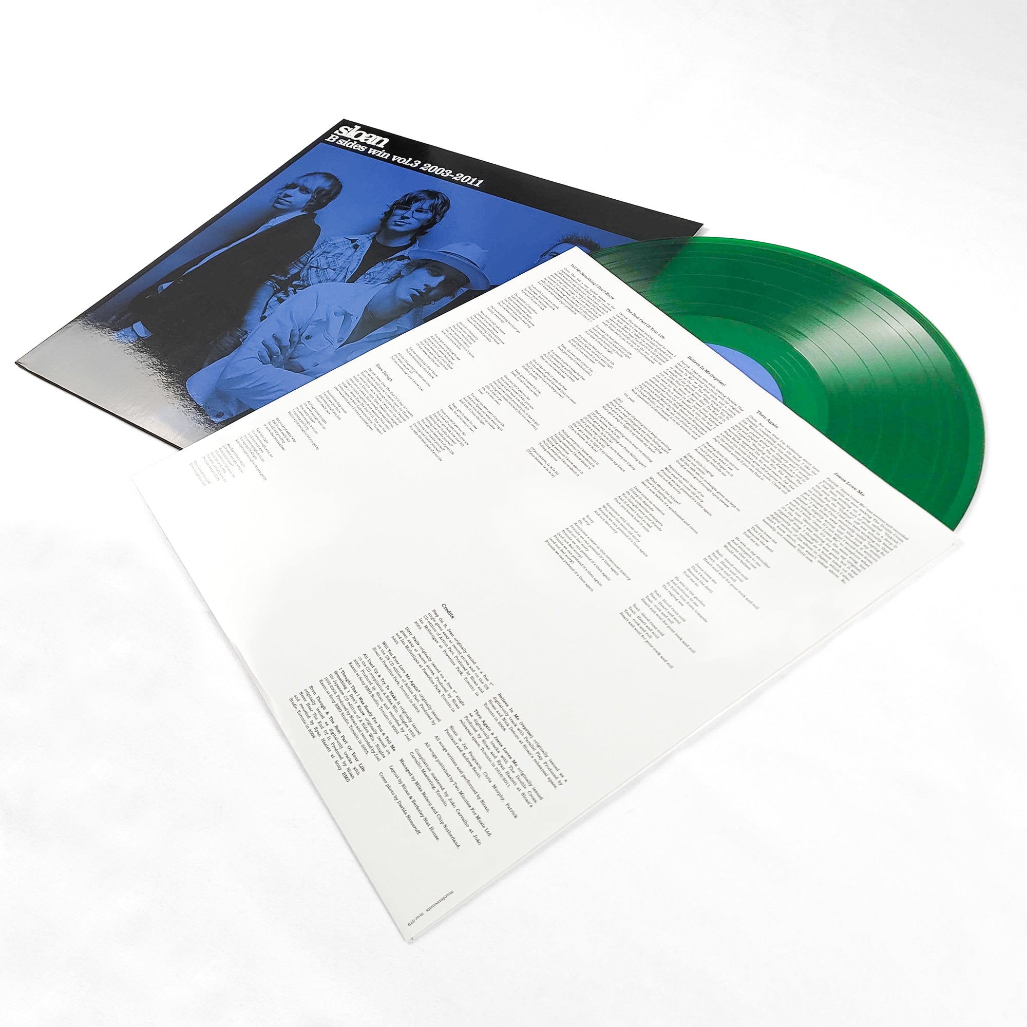Sloan - B Sides Win Vol.3 2003-2011 Clear Green Vinyl – KT8 Merch Co