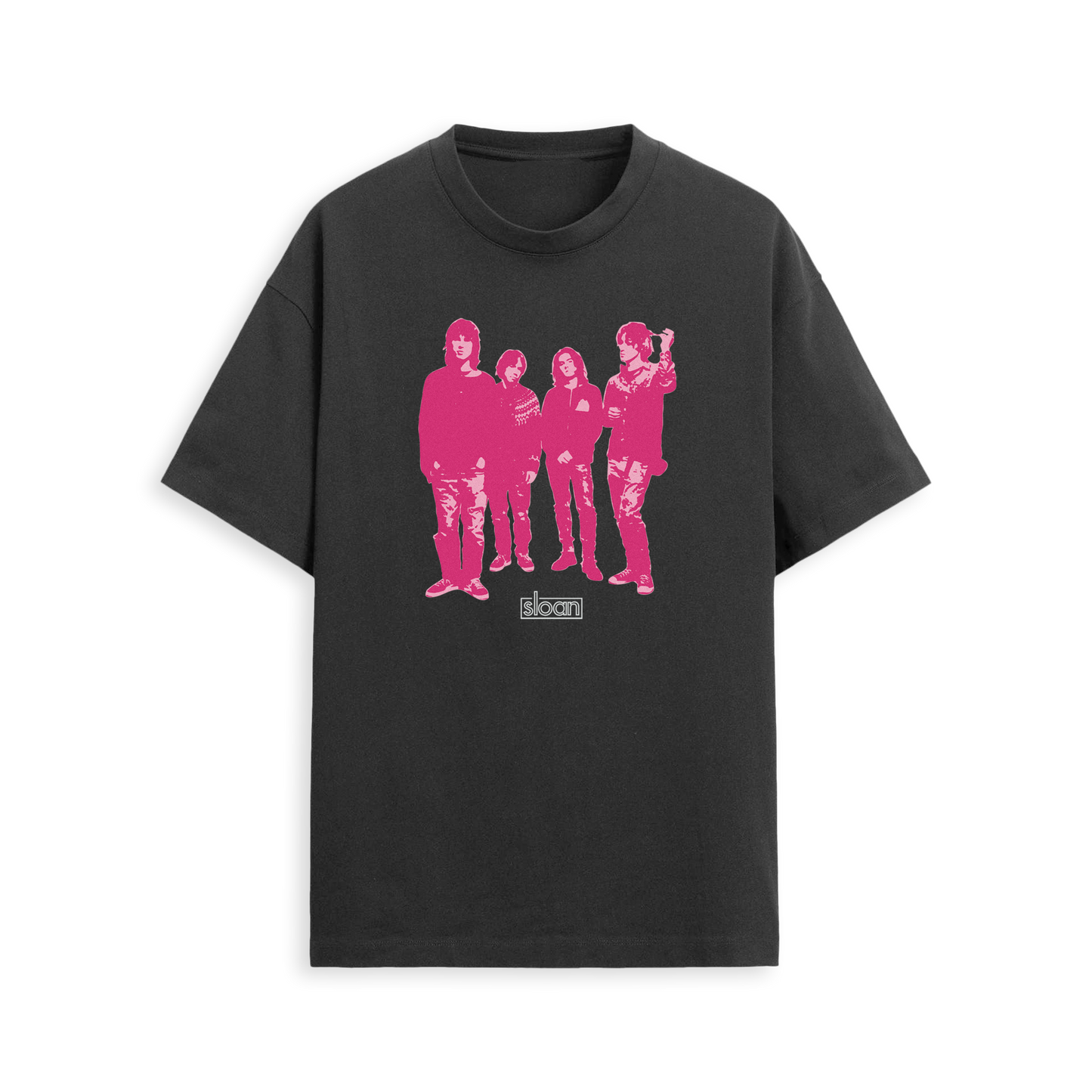 Sloan - Smeared Band - Black Tee – KT8 Merch Co