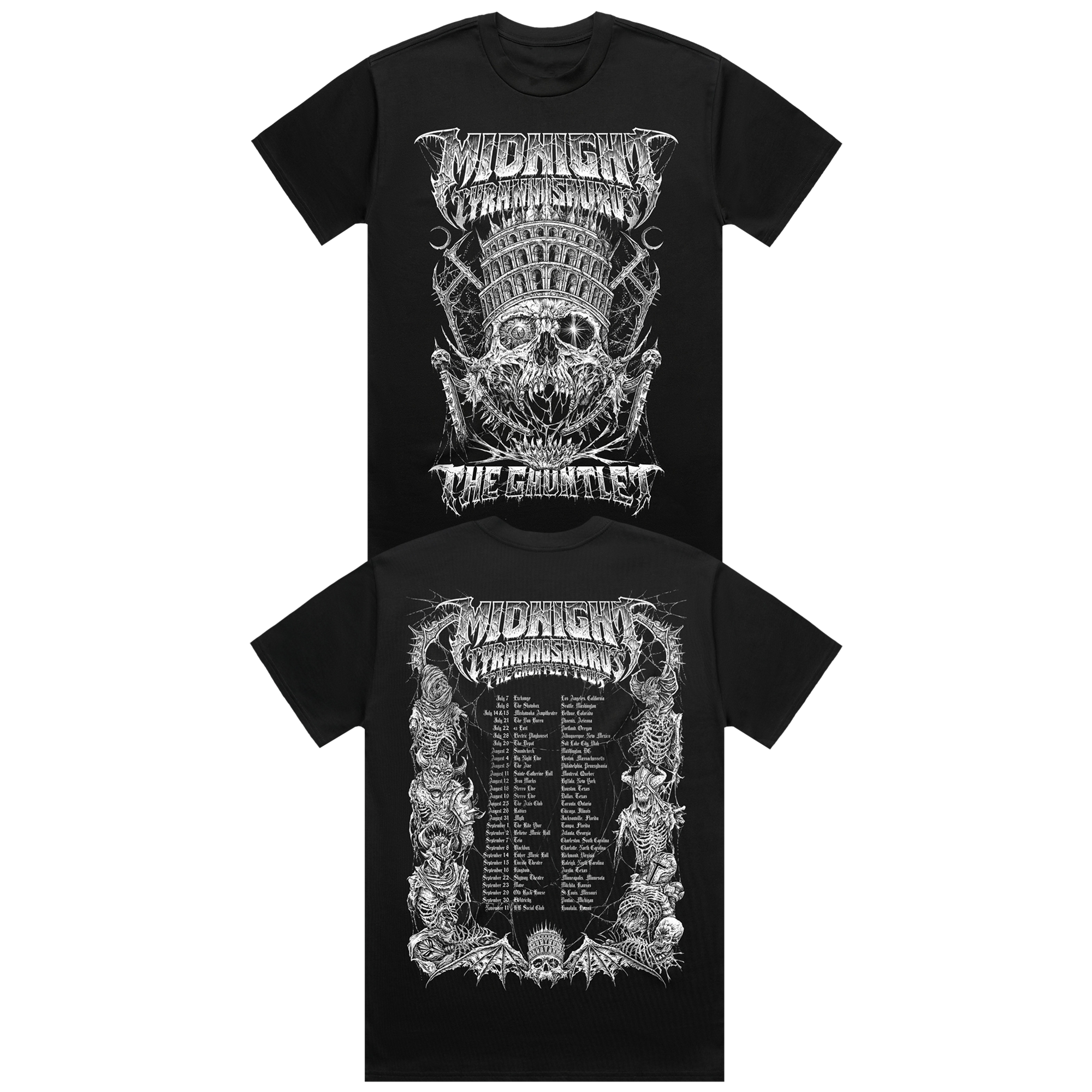 Midnight T - The Gauntlet Tour Tee – KT8 Merch Co