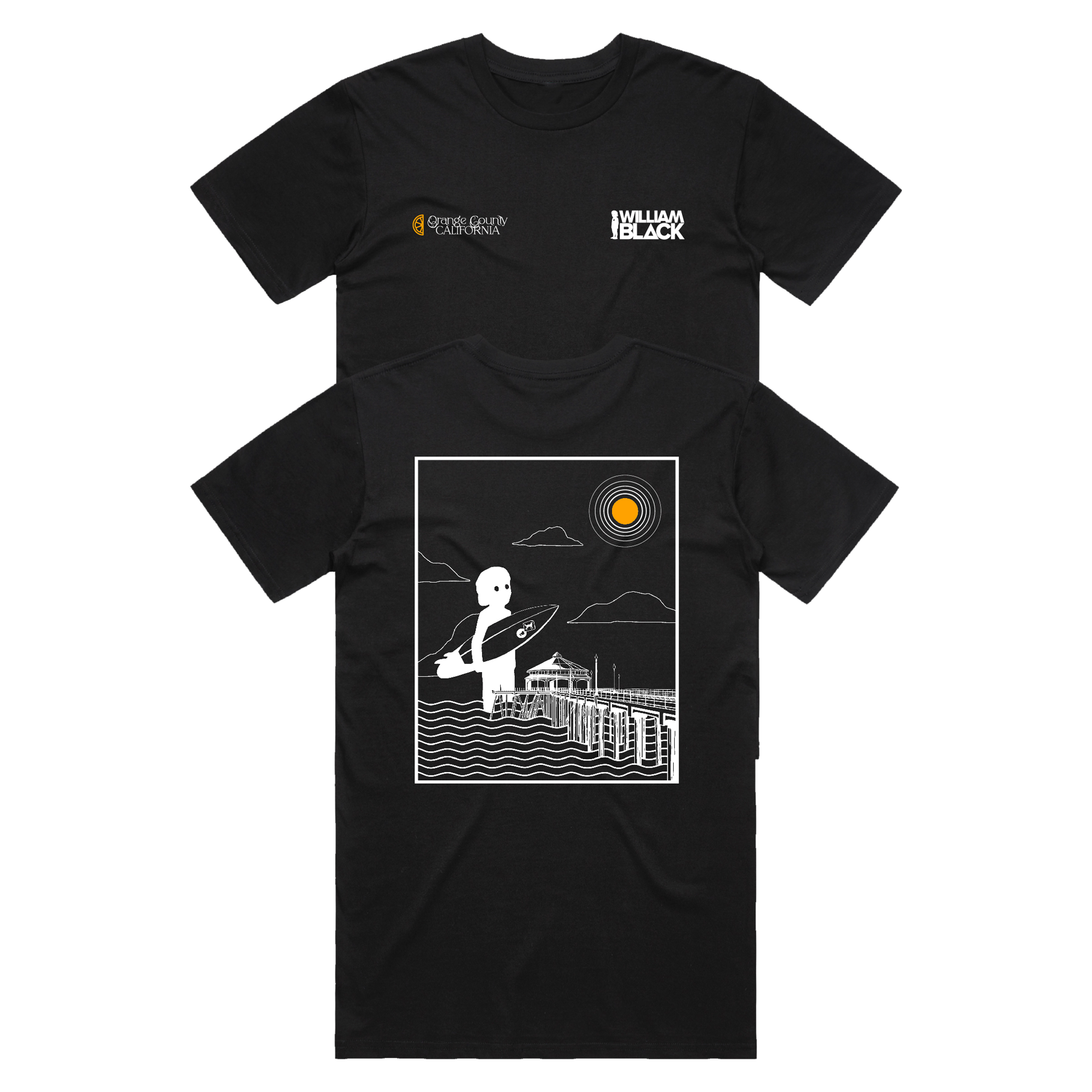 William Black - Limited Edition Orange County Tee – KT8 Merch Co